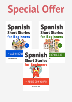 Spanish Stories for Beginners Vol 1-3 Bundle - My Daily Spanish - Courses
