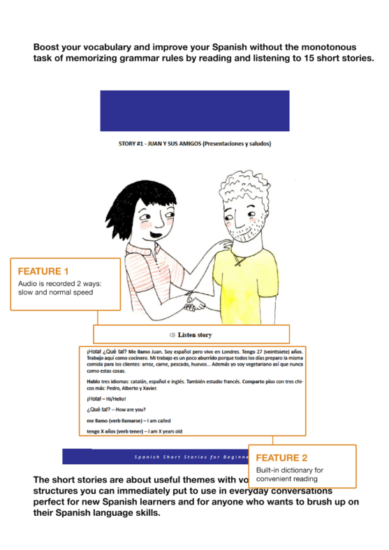 Spanish Stories for Beginners Vol 1-3 Bundle - My Daily Spanish - Courses